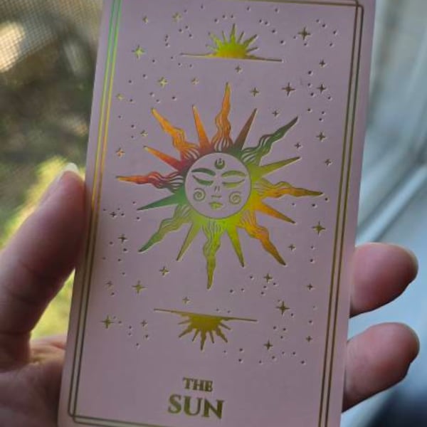 Tarot Deck Pink Gold Oracle Card Deck Deck of Many Things Tarot Card ...