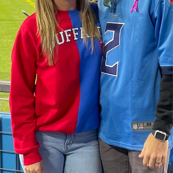 BUFFALO SPLIT CREW | Buffalo Bills Sweatshirt | Two Tone | Mafia ...