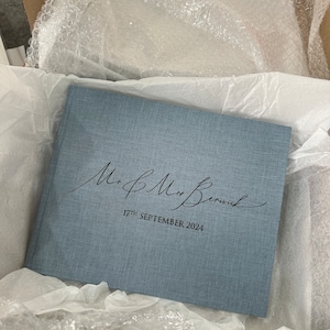 Extra Large Traditional Book Bound Photograph Album With Opaque ...