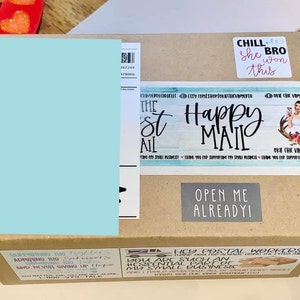 OPEN ME Already Stickers Small Shop Happy Mail Packaging Ideas 40 ...