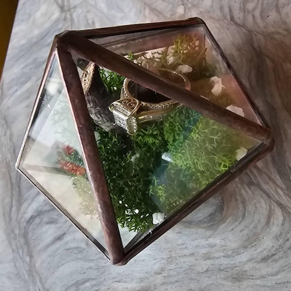 Engagement Ring Box, Proposal Ring Box Wedding Ring Box, Ring Bearer ...