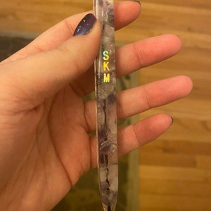 Custom Crystal Pen,manifestation Intention Setting Pen Customize Your ...
