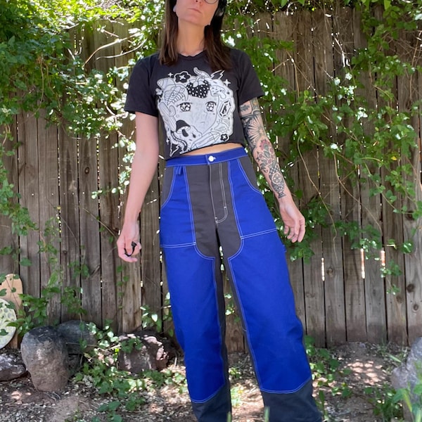 Cedar Pants PDF Gender Neutral Pattern, Sizes 00-36, Intermediate Sewing Level, Barrel Leg ...