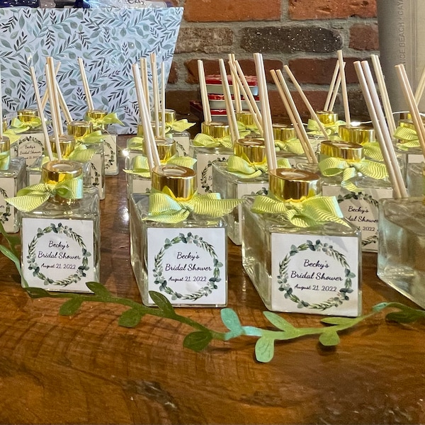 Reed Diffuser, Unique Wedding Favors, Bridal Shower Gift Idea ...