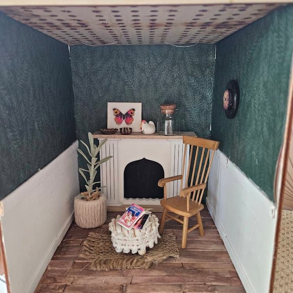 Book Nook Kit, Diorama, 'mirror Wall Kit' Diorama Book Nook (MR), Blank ...