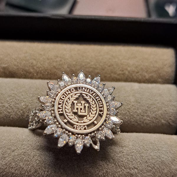 College Ring, University Ring, Graduation Gift, Graduation Ring, Woman ...