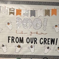 Halloween Bulletin Board Kit & Ghost Student Activity | Includes ...