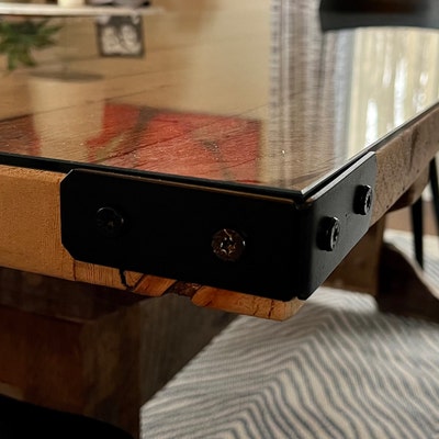 Edge Bracket Table Edge Bracket Drawer 90 Degree Bracket - Etsy