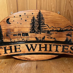 RV Sign Camper Sign Engraved Rv Sign Campsite Flag RV Flag - Etsy