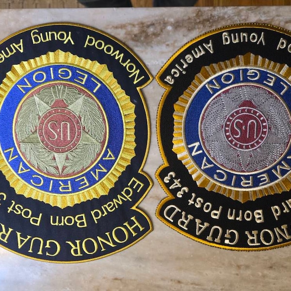 Custom High Quality Large Embroidery Patch, Iron/sew on Back Patch Made ...