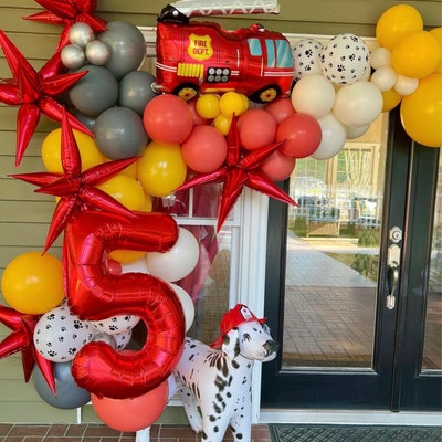 Ladder 03 DIY Glam Balloon Garland Arch Kit Vintage Fireman, Retro ...