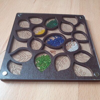 Seed Bead Storage Box, Jewelry Making Sectioned Sorting Tray, Beading ...