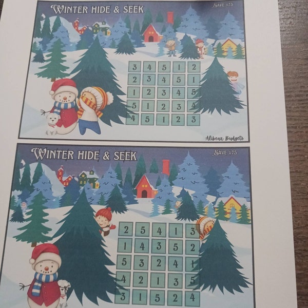 Savings Dice Board Game | Falling Leaves | Digital | Cash Envelope ...