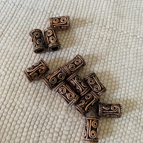 Large Solid Copper Cones With Design, CA295CU, Size: 20 Mm X 13 Mm or ...