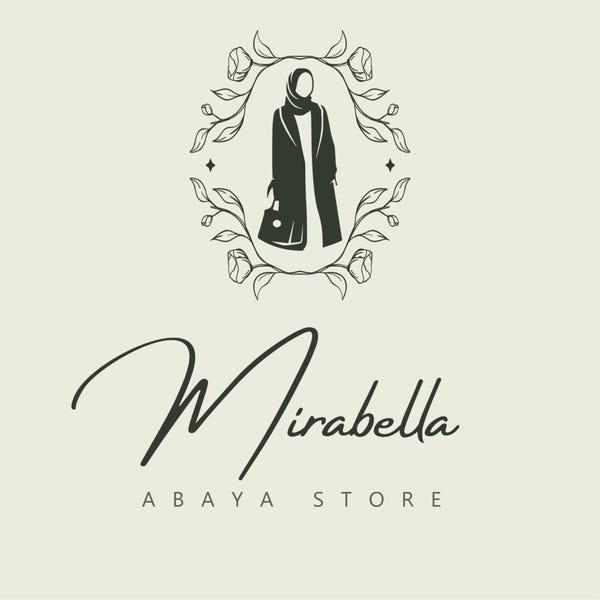 Hijab Store Logo, Elegant Hijab & Abaya Store Logo Design - Muslim ...