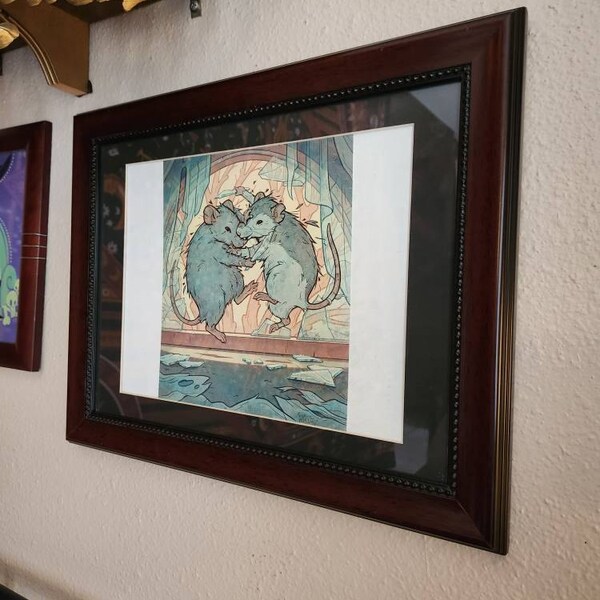 Rowdy Rats- Whimsical Art Print - Etsy