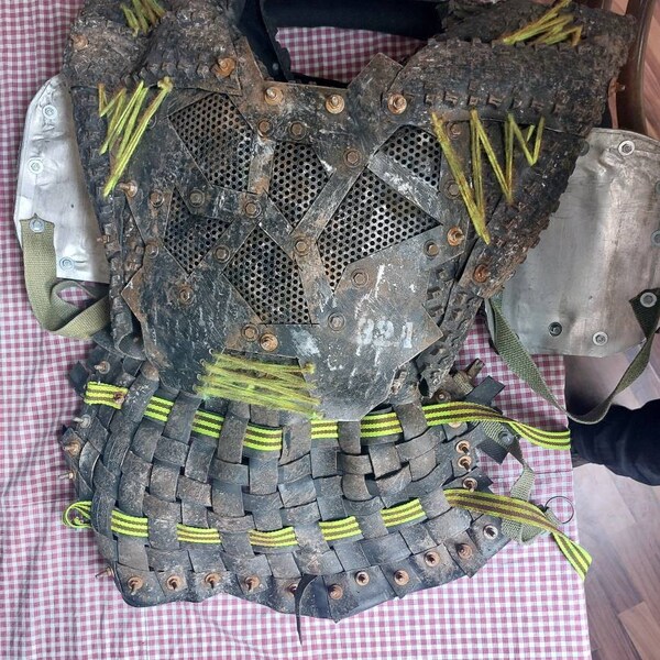 Post-apocalyptic Metal Armor With Saw Blade Elements – Your Shield for ...