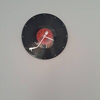 Vinyl Record Wall Clock 12 LP With Record Player Tonearm Style Clock ...