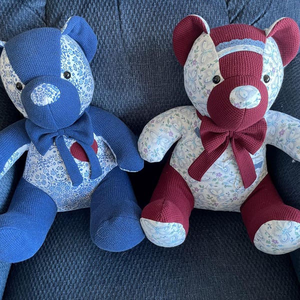 Keepsake Memory Bear Made From Your Loved One’s Clothes,keepsake Bear ...