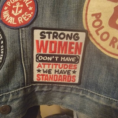 Prideful Patchez, Strong Women Inspiring, Iron on Patch, Jacket Patch ...