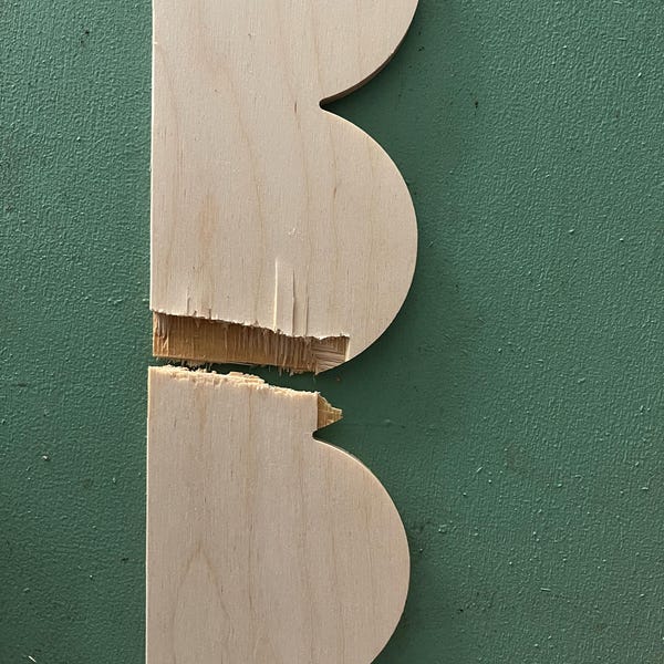 Wood Scallop Trim , MDF Scallop Pattern, Scallop Molding - Etsy