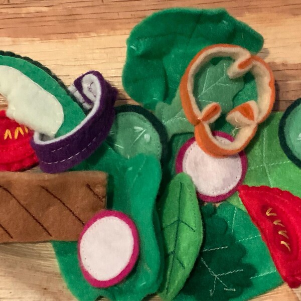 Felt Lasagna Toy Kids Montessori Learning Toy Sensory Play Toy ...