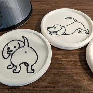 Chibi Dachshund Wiener Dog Border Clipart Instant Digital Download SVG ...