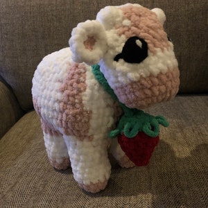 PDF PATTERN: Crochet Strawberry Cow Pattern - Etsy