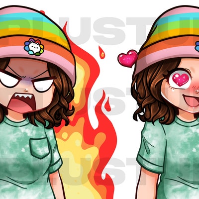 Custom Reactive Pngtuber Vtuber for Twitch Youtube Discord - Etsy