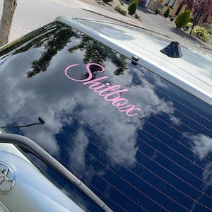 Just Married Car Sticker Wedding Car Window Decal Wedding Day ...