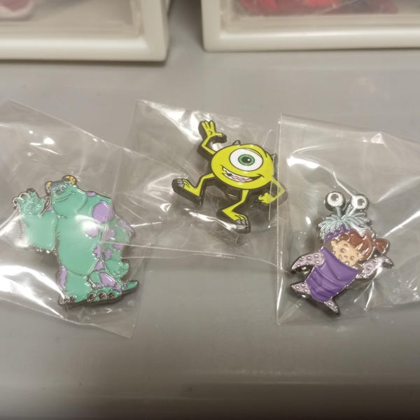 Mike Wazowski Cyclops Monster Enamel Pin Gift Set 90S Movie Gift Enamel ...