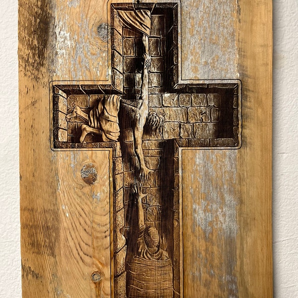 Digital Design File - Cross Well - Glowforge - Laser Ready - Engrave ...