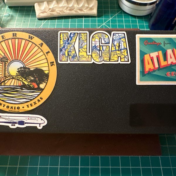 Boeing 777 Qantas | Aviation Glossy Vinyl Sticker | Decal | Water ...