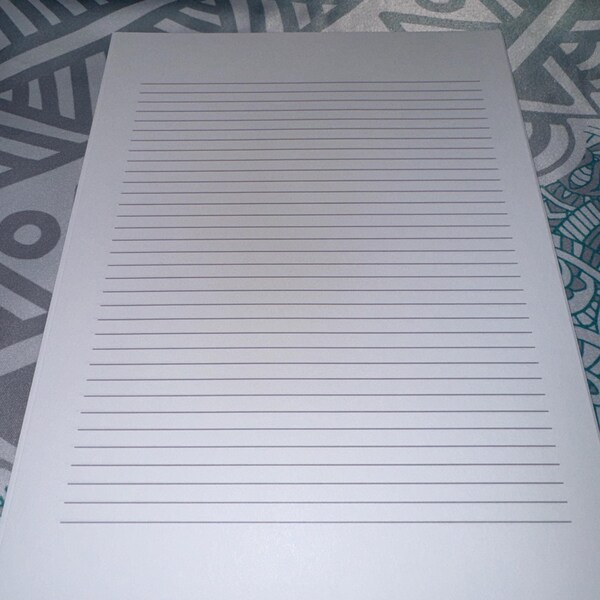 Printable Stationery Set With Envelopes | Lined Unlined Digital Letter ...