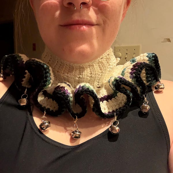 Clown Ruffle Collar Crochet PATTERN - Etsy