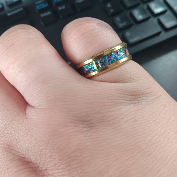 Dichrolam, Exotic Material, Ring Inlay, Strips - Etsy