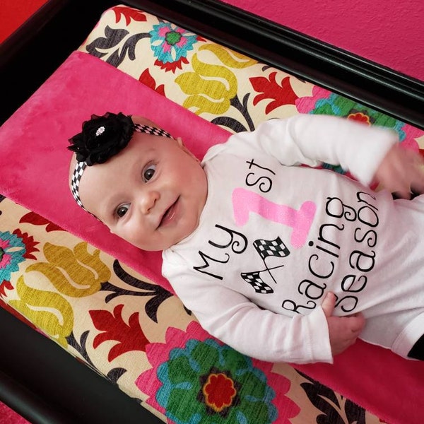 Baby Girl Race Day Outfit - My 1st Racing Season Outfit- Checkered ...