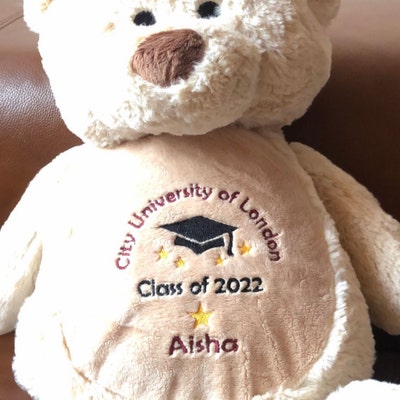 Graduation Teddy Bear Personalised for Boys or Girls, Nursery or ...