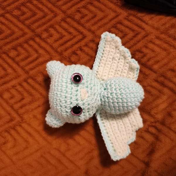 PATTERN: Plush Binx the Bat Pattern Amigurumi Chunky Bat Pattern Super ...