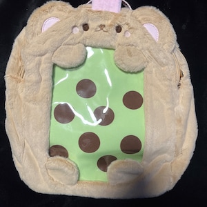 Kuma Tea Milk Tea Boba Tea Backpack, Kawaii Bag, Cute Backpack, Women ...