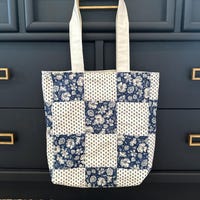 Patchwork Tote Quilted BAG PATTERN. PDF Instant Download - Etsy Canada