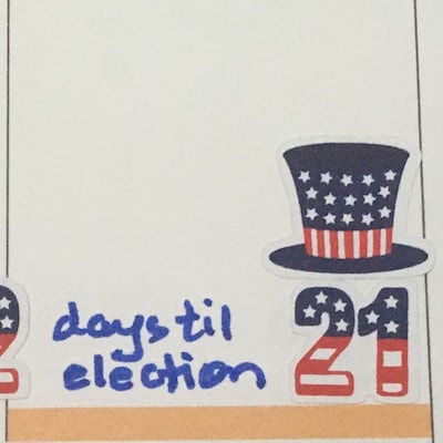 American Flag Date Covers Planner Stickers July Date Covers Flag ...