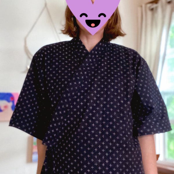 Jinbei Shirt + Shorts Sewing Pattern | Japanese Kimono Set | Pattern ...