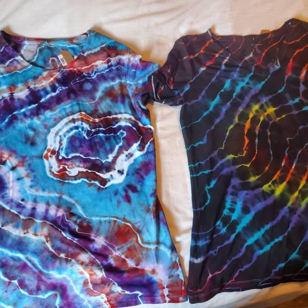 Tie Dye Shirt for Women, Crew or Vneck Custom Tye Dye Shirt ...