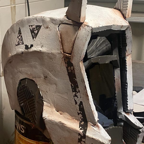 Helmet- Warlock. 'iron Hood' Template for EVA Foam Helmet .pdf File and ...