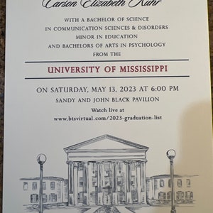 Virginia Graduation Announcements, Invitation, Invite, Univ, Grad ...