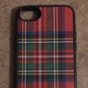 Plaid, Red Plaid Phone Case, Red Tartan, iPhone 17 16 15 14 13 Max Mini ...