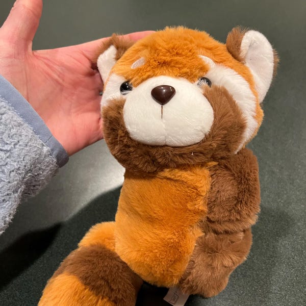 Red Panda Plushie, Red Panda Clingy Plushie, Red Panda Stuffed Animal ...