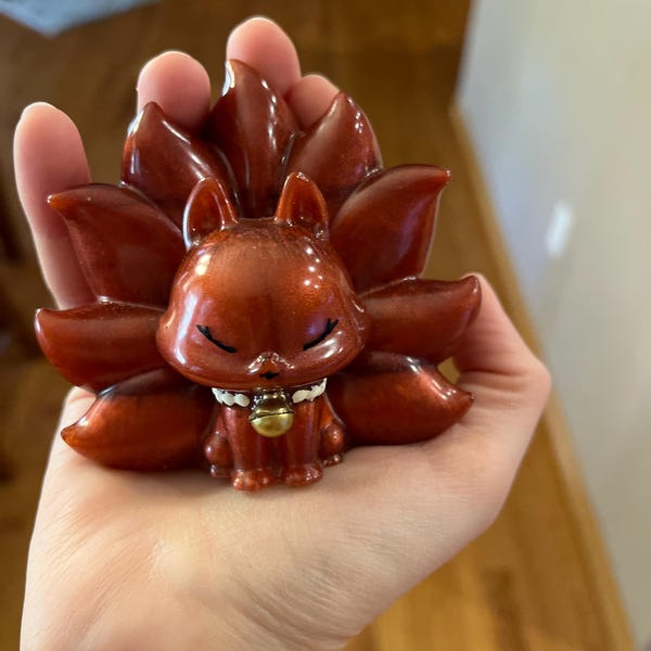 Tiny Handmade Resin Bagged Axolotl Figurine Kawaii Paperweight Cute ...