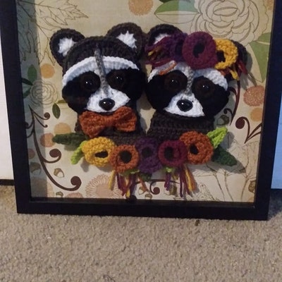 Crochet Pattern INSTANT PDF DOWNLOAD Crochet Raccoon Boho Boho Raccoon ...